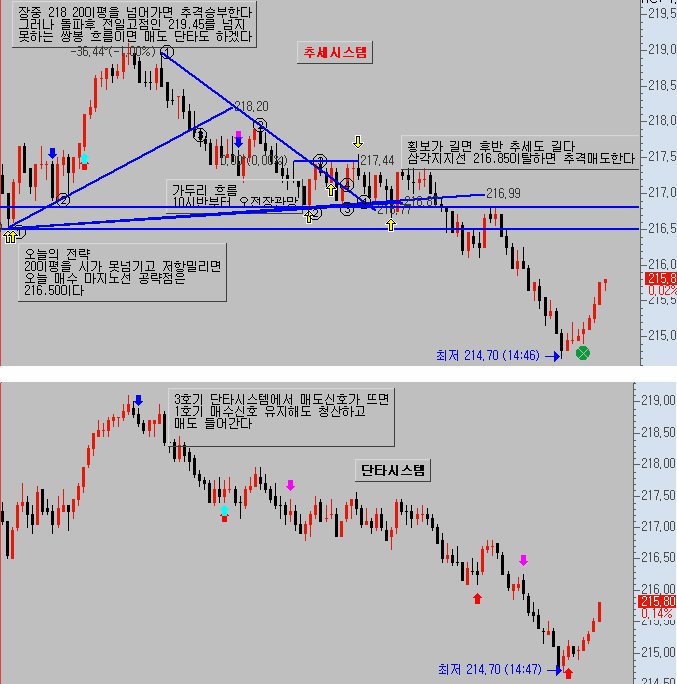 백리향의 시장읽기 10월16일 결국 시스템이 이긴다 선옵전문가분석 선물옵션 팍스넷 증권포털
